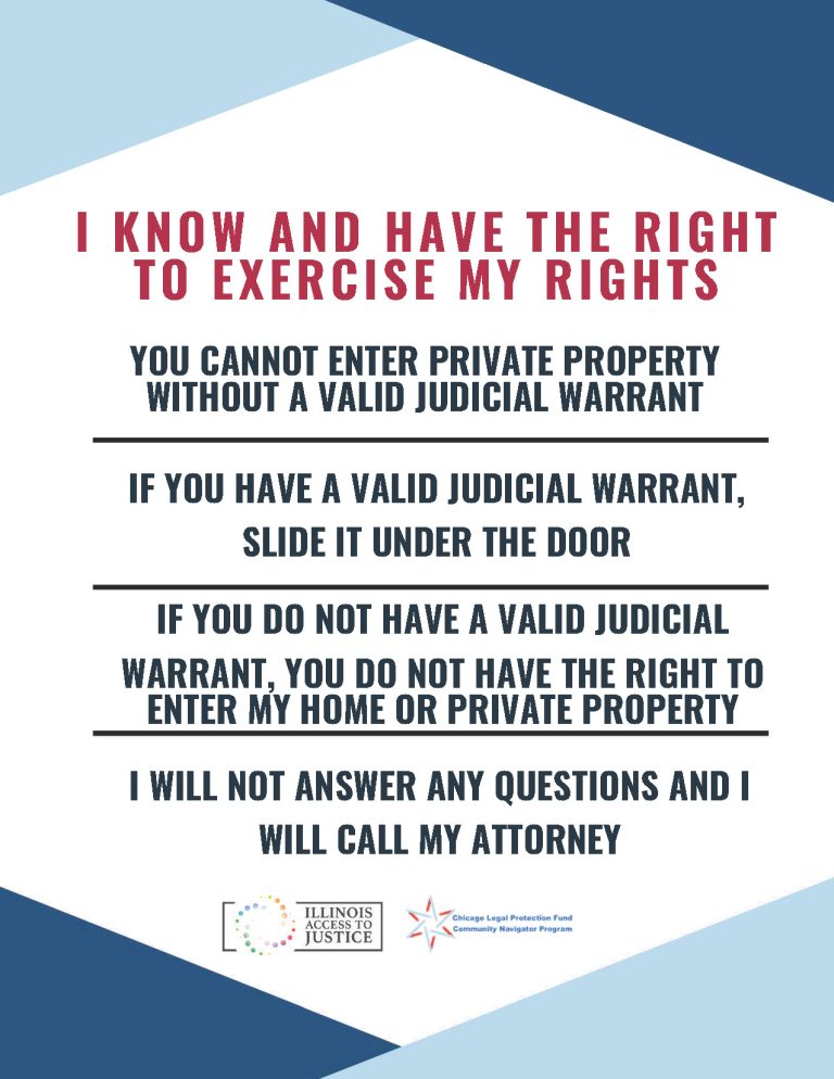 KNOW YOUR RIGHTS - IMMIGRATION - HLAI